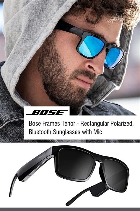 Audio Sunglass Bose Frames Tenor Rectangular Polarized Bluetooth