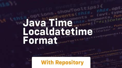 Java Time Localdatetime Format Youtube