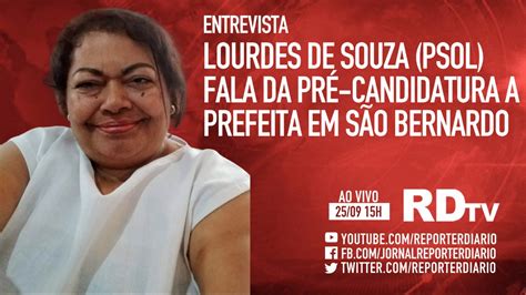 Boletim Rdtv 25092020 às 15h Lourdes De Souza Fala Da Pré