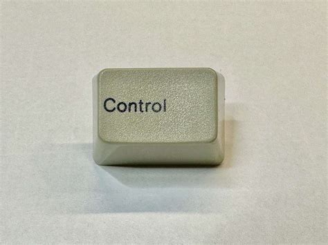 Control Ctrl Key Cap Key Stem ClickyKeyboards