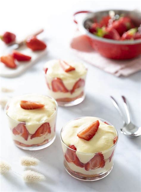 Tiramisu aux fraises Recettes de cuisine Ôdélices