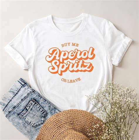 Aperol T Shirt Aperol Spritz Shirt Women Retro Cocktail T Shirt T
