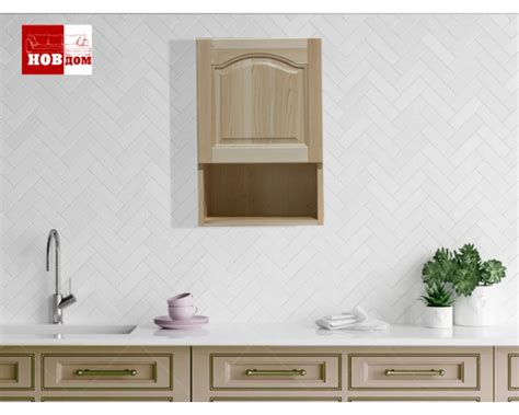 Горен шкаф Чам 40см с лавица Мебелна фабрика НОВ ДОМ Ямбол