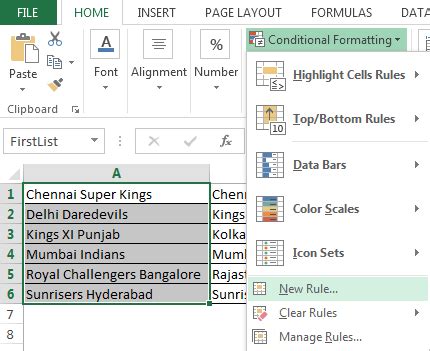 How To Compare Text In Microsoft Excel