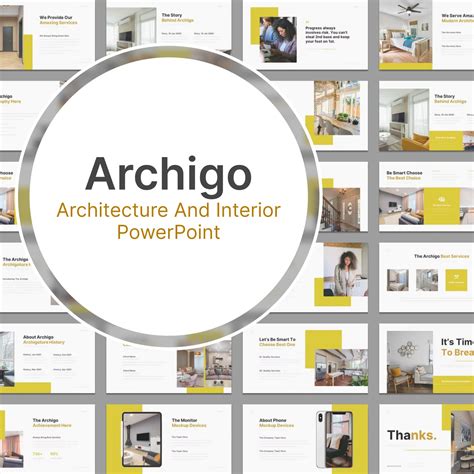 Architecture PPT Template MasterBundles