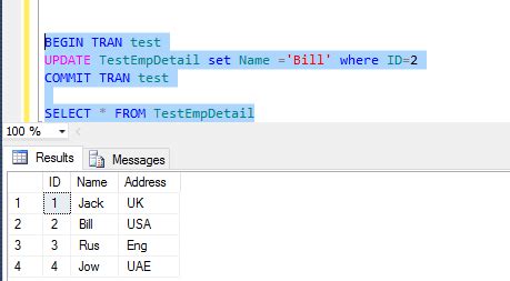 Transaction Commit And Rollback In Sql Server Why Do I Need
