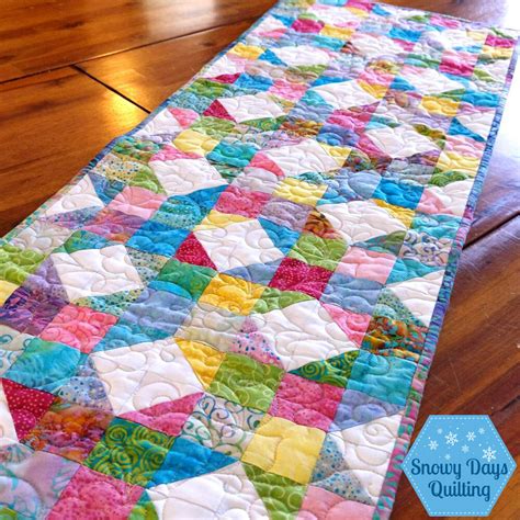 Serenity Path Table Runner — Snowy Days Quilting