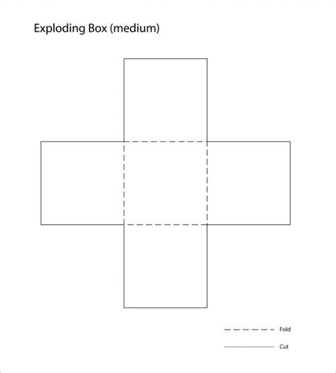 14 Exploding Box Templates Doc Pdf