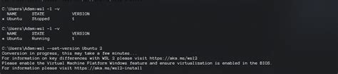 Cantt Upgrade To Wsl2 · Issue 6376 · Microsoftwsl · Github