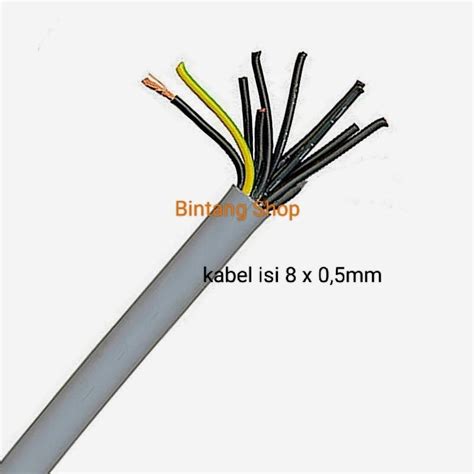 Jual Kabel Screen Data Isi 8 X 0 5mm Per Meter Shopee Indonesia