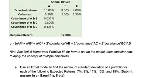 Solved Excel Chegg