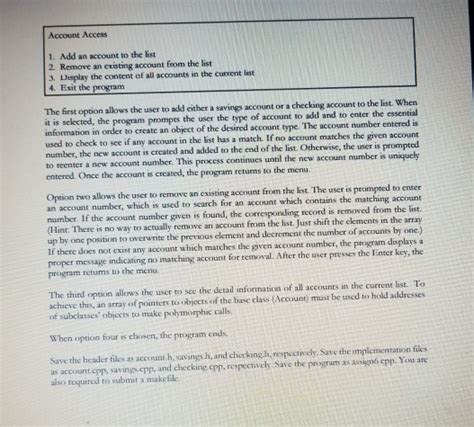 In This Assignment You Will Practice Inheritance And Chegg