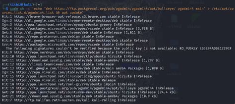How To Install Pgadmin4 In Kali Linux Geeksforgeeks