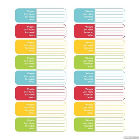 Printable Password And Username Logs