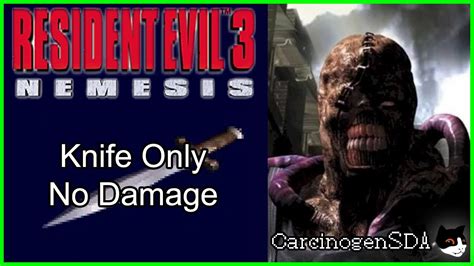 Resident Evil Ps Knife Only No Damage Youtube