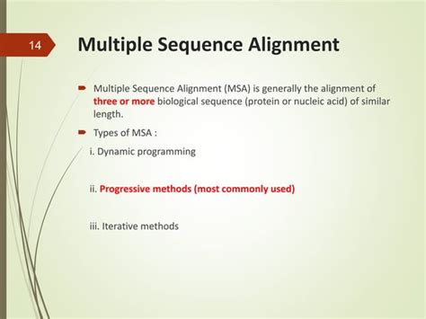sequence homology search and multiple sequence alignment 1 pptx