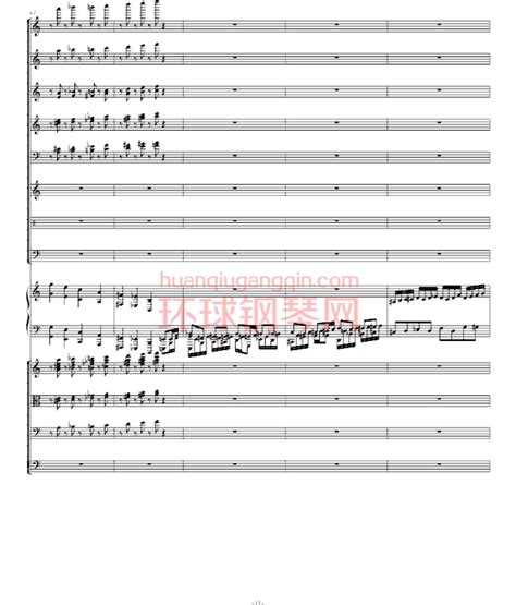 肖斯塔科维奇第二钢琴协奏曲第一乐章 肖斯塔科维奇钢琴谱 环球钢琴网