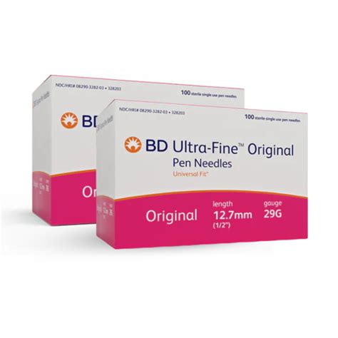 Bd Ultra Fine™ Original Pen Needles 127mm X 29g National Diabetic Supply