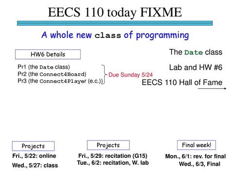 Eecs 110 Lec 14 Classes And Objects Ppt Download