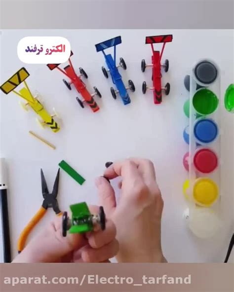 ساخت ماشین با چوب بستنی ترندباشی تماشا