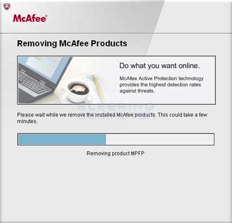 Download McAfee Consumer Products Removal Tool