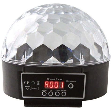 Globo Luz Pra Festa Magic Ball Bola Maluca 6 Cores Painel Digital
