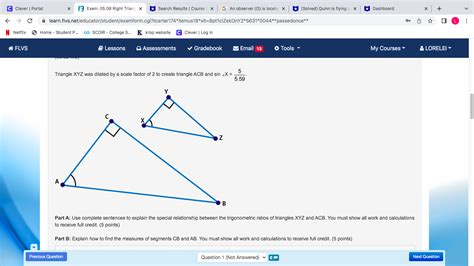 triangle xyz was dilated by a scale factor of 2 to create triangle