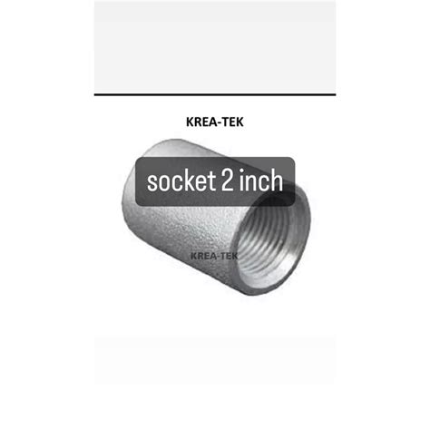 Jual 2 Inch Socket Class 3000 Drat Npt Full Coupling Besi A105 Shopee Indonesia