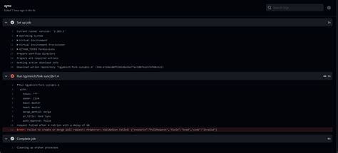 Github Sync Fork Action Not Working · Issue 50 · Agrover112fliscopt