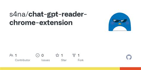 github s4na chat gpt reader chrome extension
