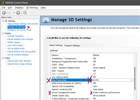 How To Set The Frame Rate In Nvidia Control Panel Max Fps And Power Settings The Wp Guru