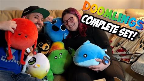 Unboxing Doomlings Plushies Complete Set Youtube