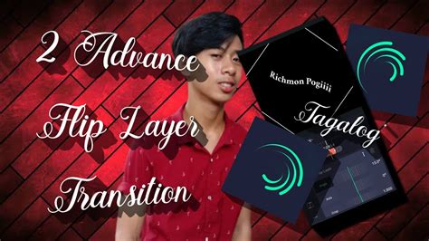 2 Advance Flip Layer Transition Alight Motion Tutorial Youtube
