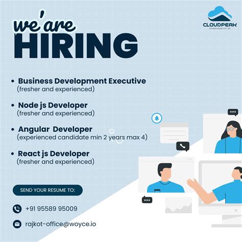 Jaydev Vara On Linkedin 🚀 Join Our Team At Cloudpeak Technology Pvt