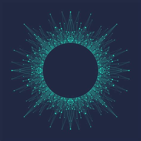 인공 지능 로고 인공 지능 및 기계 학습 개념 벡터 기호 Ai입니다 신경망 및 다른 현대 기술 개념 양자 컴퓨팅 배너입니다 프리미엄 벡터