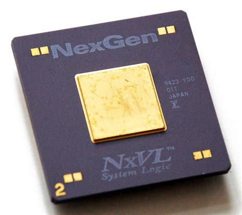 Nexgen Nx586 Cpu Museum Museum Of Microprocessors And Die Photography