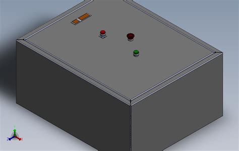 电气柜 Solidworks 2016 模型图纸免费下载 懒石网