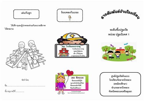 สารสัมพันธ์บ้านโรงเรียน ศูนย์ปฐมวัยต้นแบบอำเภอลาดบัวหลวง Facebook