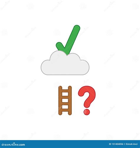 Concepto Del Icono Del Vector De Marca De Verificaci N Del Alcance En