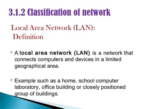 312 Classification Of Network