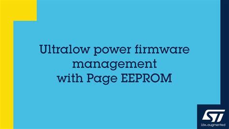 [video] stmicroelectronics on linkedin pageeeprom eeprom memory