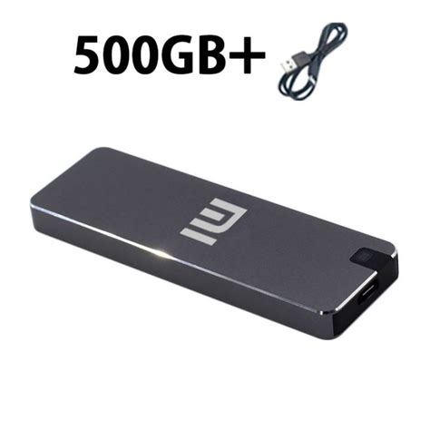 Black GB Xiaomi Original High Speed Portable SSD TB External Hard Drive Storage Type C