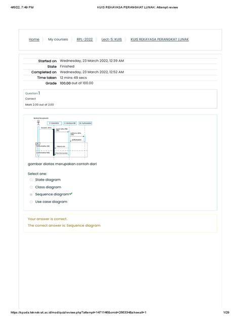 Kuis Rekayasa Perangkat Lunak Attempt Review Pdf