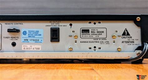 Sansui Rg 900r Remote Compu Equalizer Serviced And Fully Tested