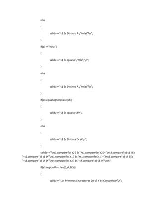 Taller De String Java PDF