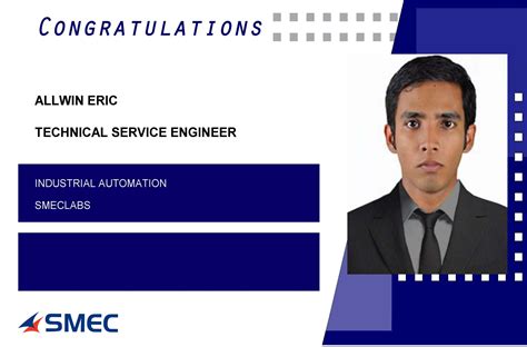 Allwin Eric Placed Successfully As Technical Service Engineer