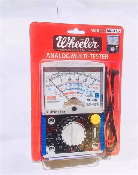 Original Wheeler Analog Multitester Tester W 375 Multimeter Multitester