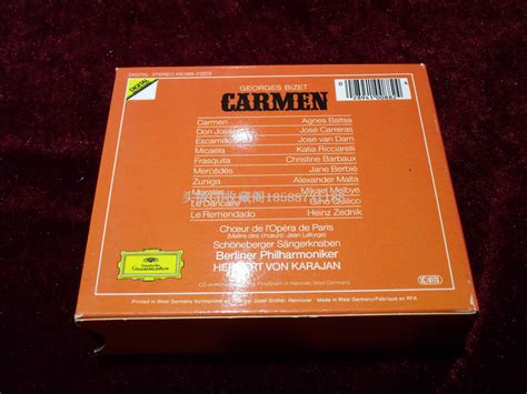 A6932 DG 卡拉扬 歌剧卡门 3CD 古典音乐唱片 头版CD收藏阁 古典唱片 经典唱片 音响贵族网