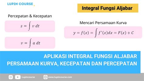 Macammacam Rumus Integral Matematika Simpel