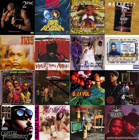 Rap Album Cover Art 90 S And 2000 S Edition Collage K